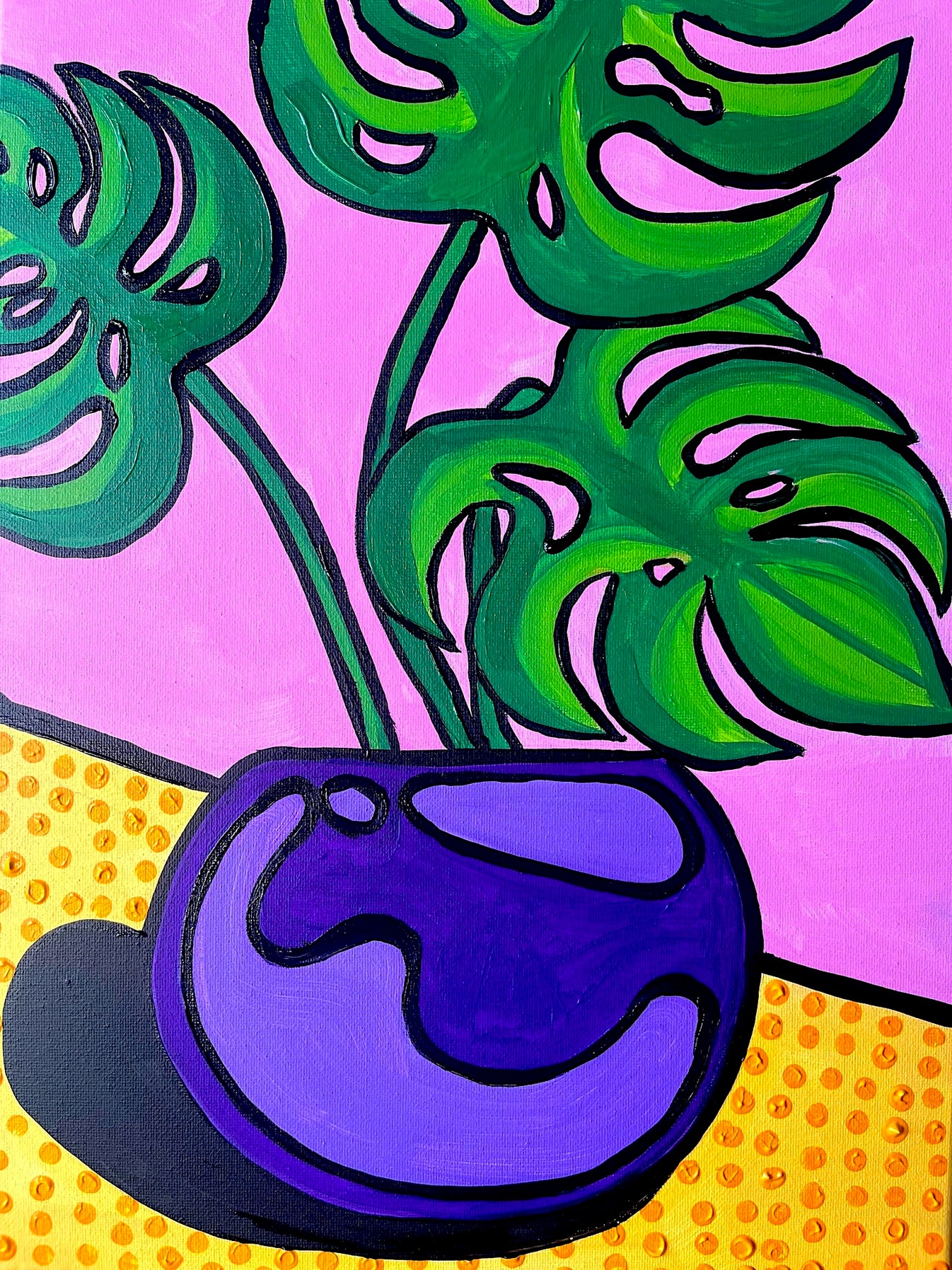 Buy Tickets to 'Monstera Pot POP' Pop Art Paint and Wine Event in ...