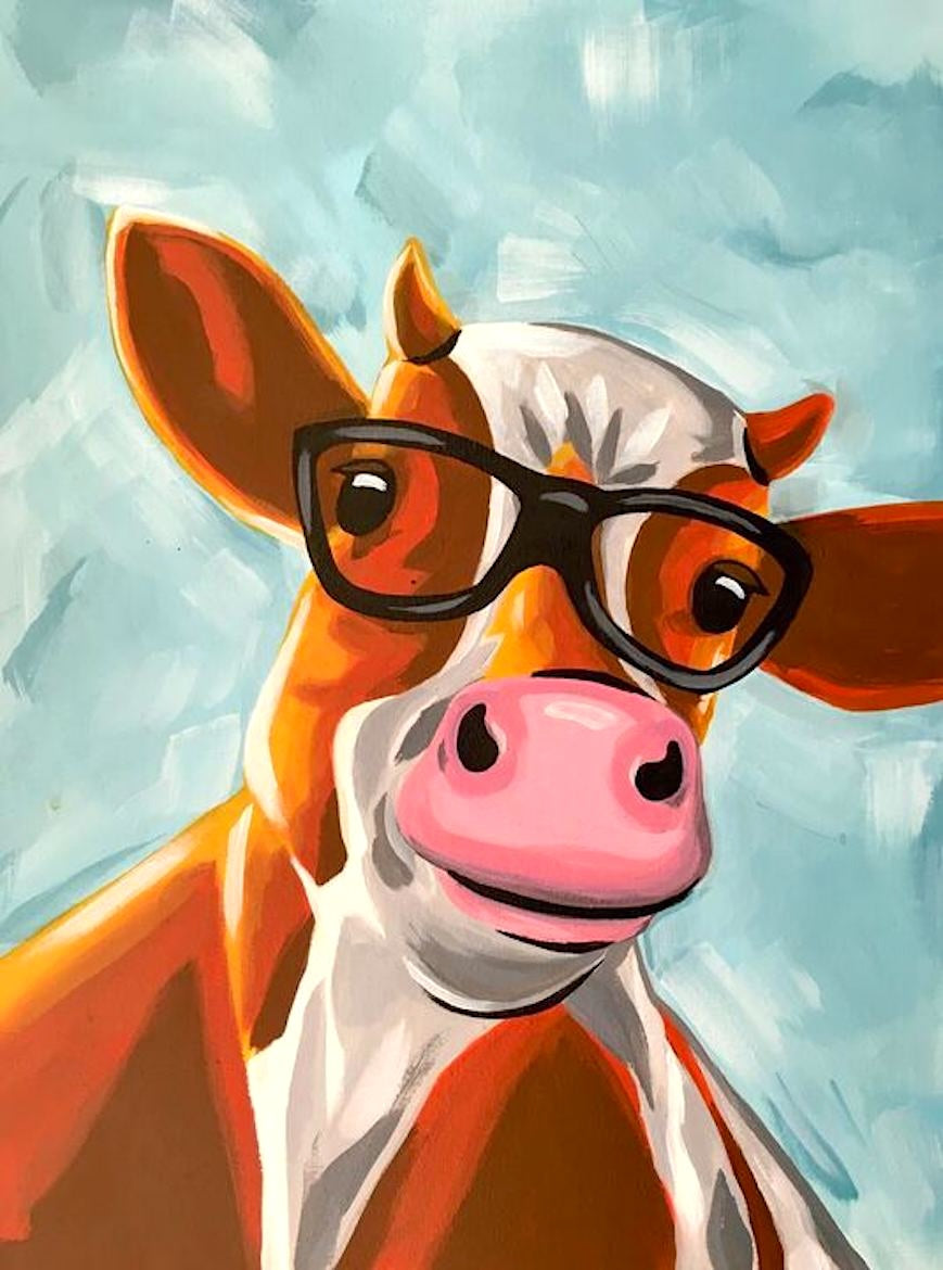 Buy Tickets to Gisborne's Paint and Wine Night: Your Friendly Cow ...