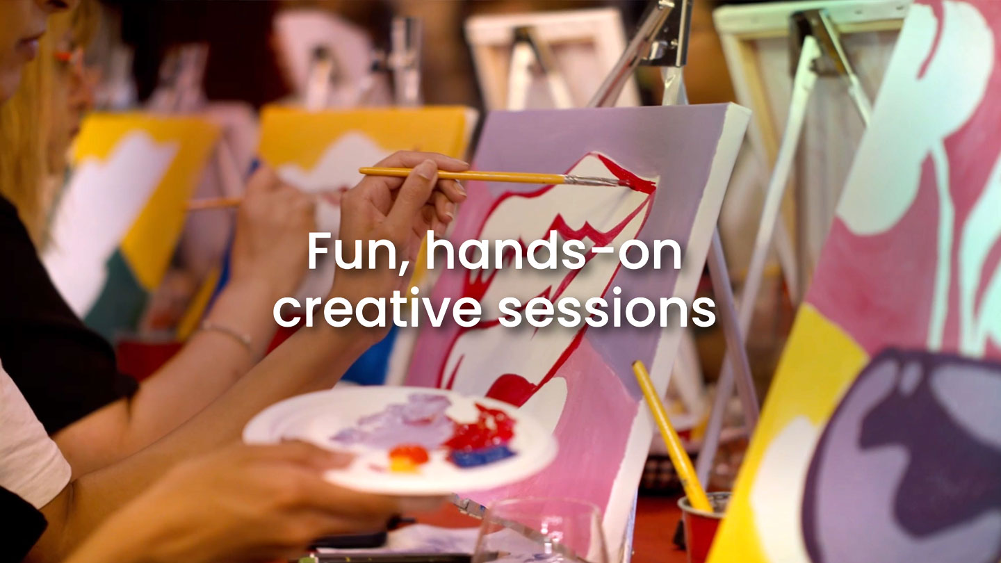 Book a Pop Up Paint & Sip Party - Paintvine Paint & Wine Party – Paintvine®