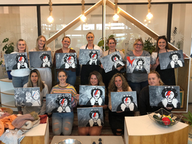 Book a Pop Up Paint & Sip Party - Paintvine Paint & Wine Party – Paintvine®